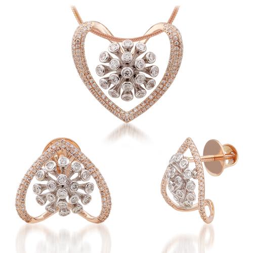 Buy Diamond Pendants Online @ Best Price - MK Jewels